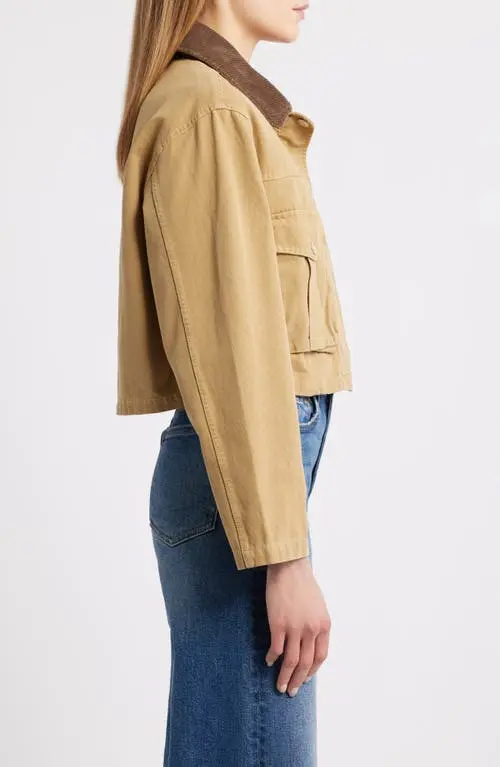Brooklyn Industries Cotton Canvas Crop Jacket