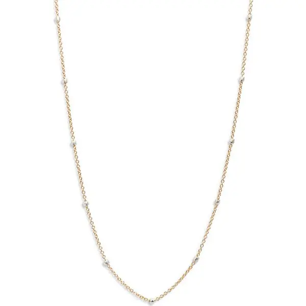 KIARA BY KI-ELE Salome Bead Station Long Necklace - Gold