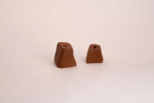DUNE BROOKLYN Monolith Candle Holders - Burnt Sienna