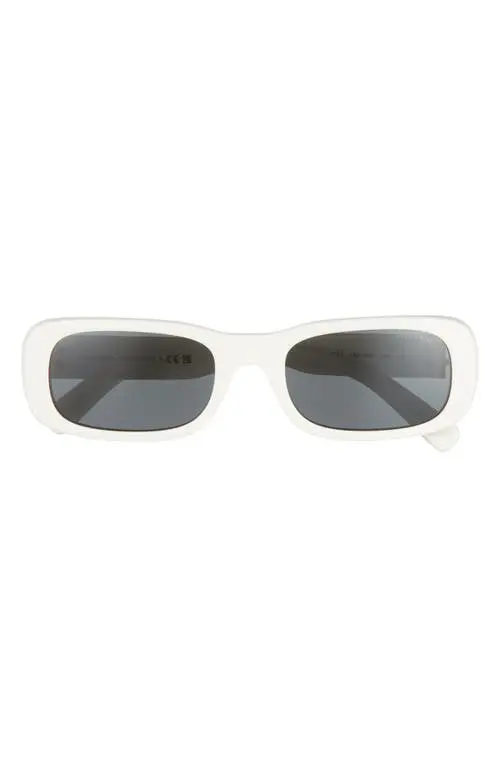Miu Miu 53mm Rectangular Sunglasses - Dark Grey