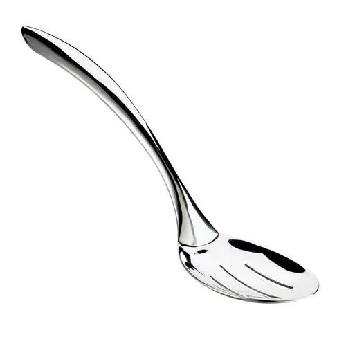 CUISIPRO Stainless Steel Mini Tempo Slotted Serving Spoon - Silver