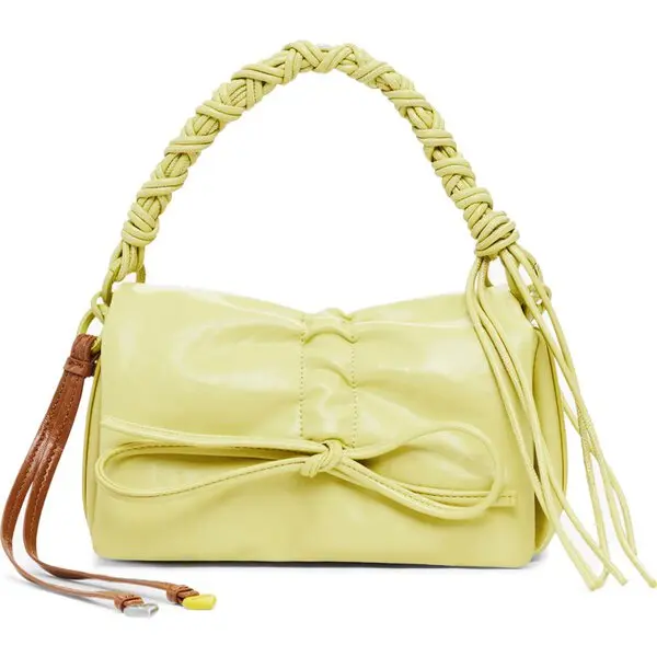 Desigual Faux Leather Shoulder Bag - Light Green
