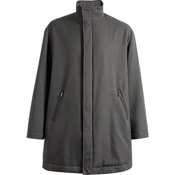 Emporio Armani Caban Stand Collar Coat
