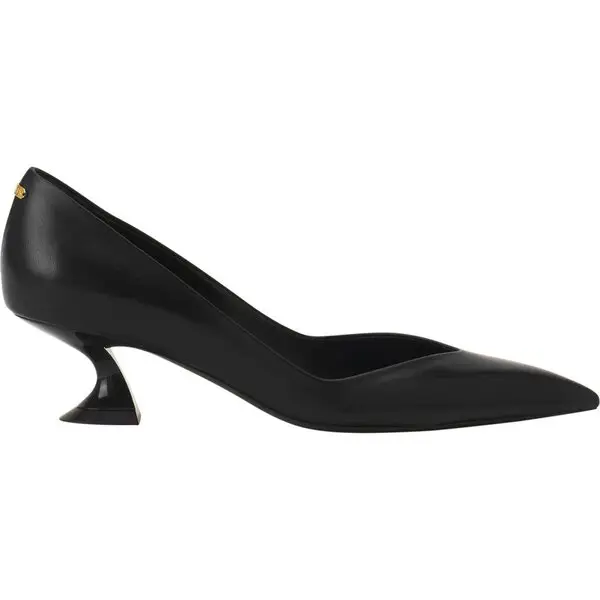 LANVIN Midnight Step Leather Pumps - Black