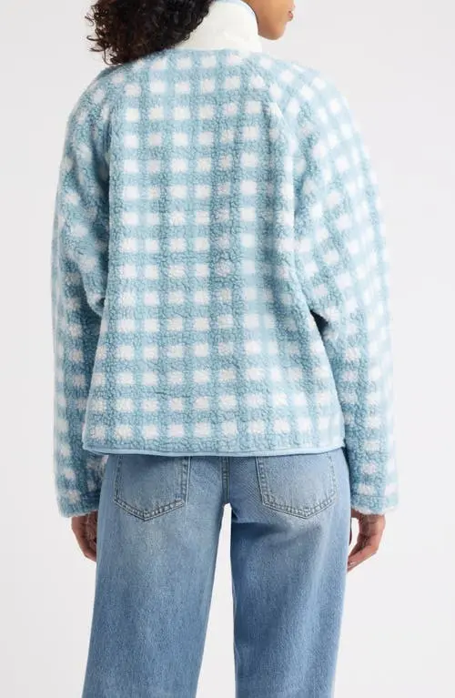 HAPPY CAMP3R Gingham Grace Fleece Pullover