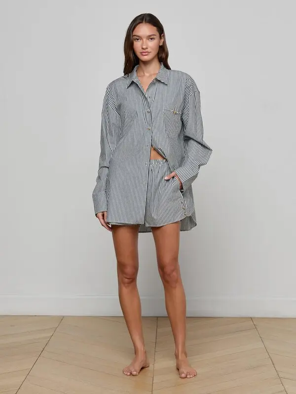 L'Agence Lorena Cover-up Shirt