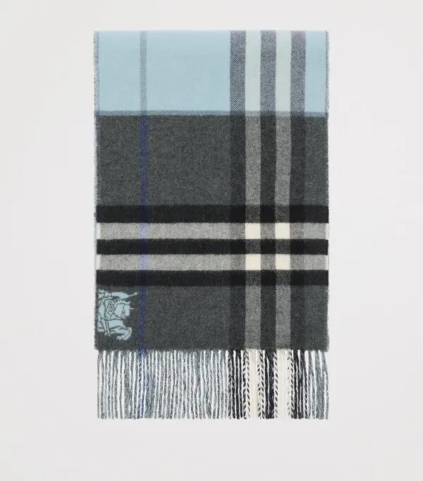 Burberry Cashmere Contrast Check Scarf