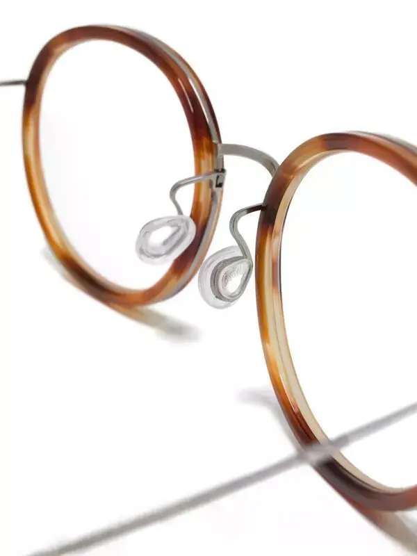 LINDBERG Round Frame Eyeglasses - Silver
