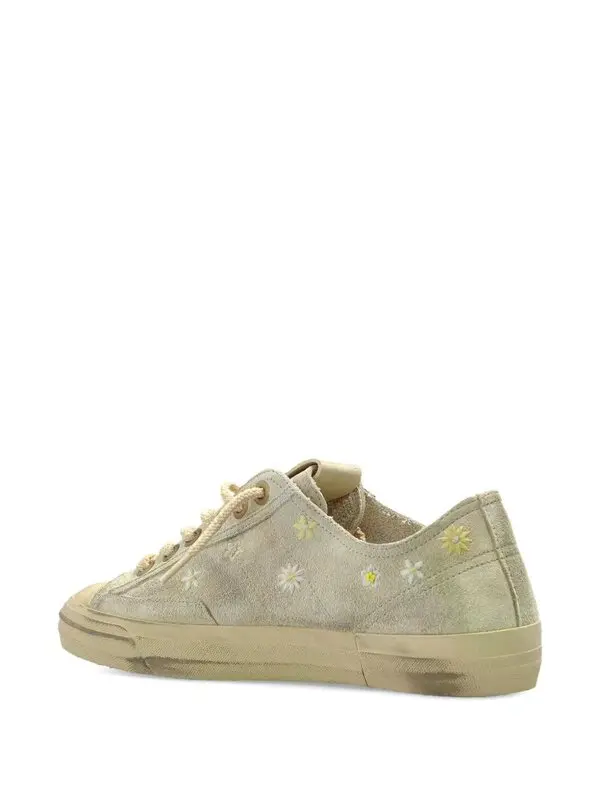 GOLDEN GOOSE Floral Embroidered Sneakers