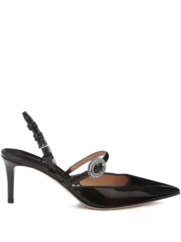Ermanno Scervino Embellished Slingback Sandals