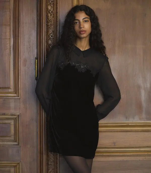 DÔEN Madelynne Shift Dress - Black