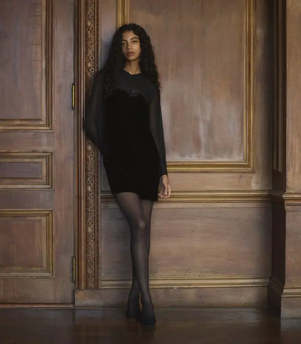 DÔEN Madelynne Shift Dress - Black