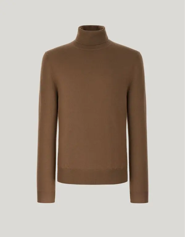 Canali Cashmere Turtleneck - Brown