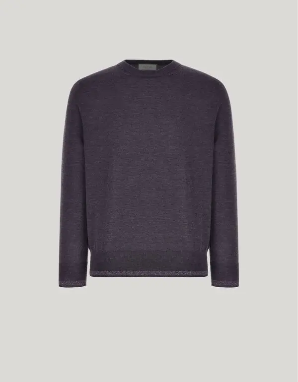Canali Wool Crew Neck - Grey