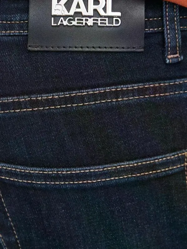 Karl Lagerfeld Logo Patch Jeans
