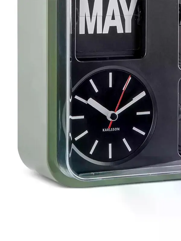 KARLSSON Flip Calendar Wall Clock