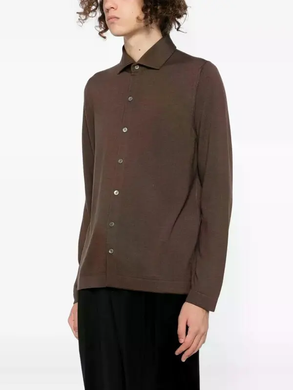 Tagliatore Buttoned Shirt - Brown