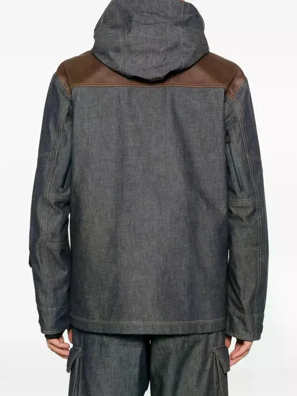Moncler Panelled Hooded Jacket