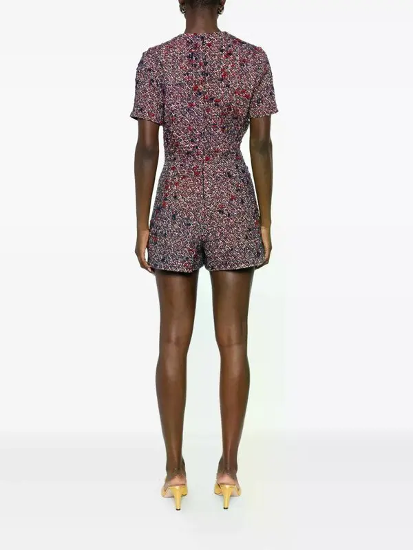 Gucci Buttoned Short-sleeve Playsuit