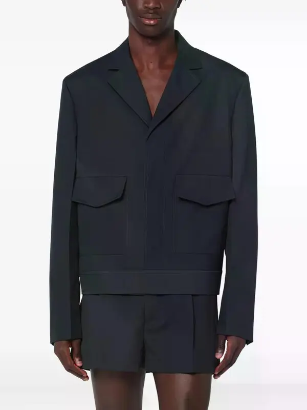 Gucci Single-breasted Patch-pocket Jacket