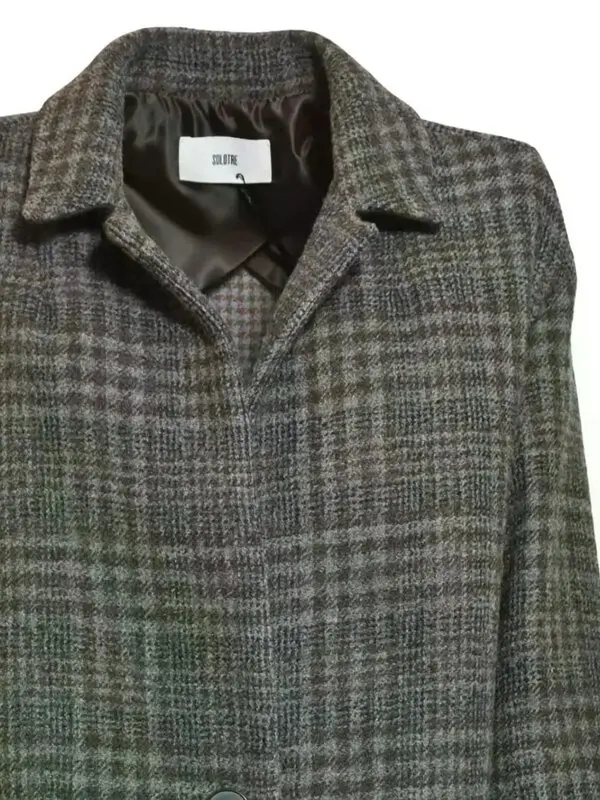 SOLOTRE Check-pattern Coat