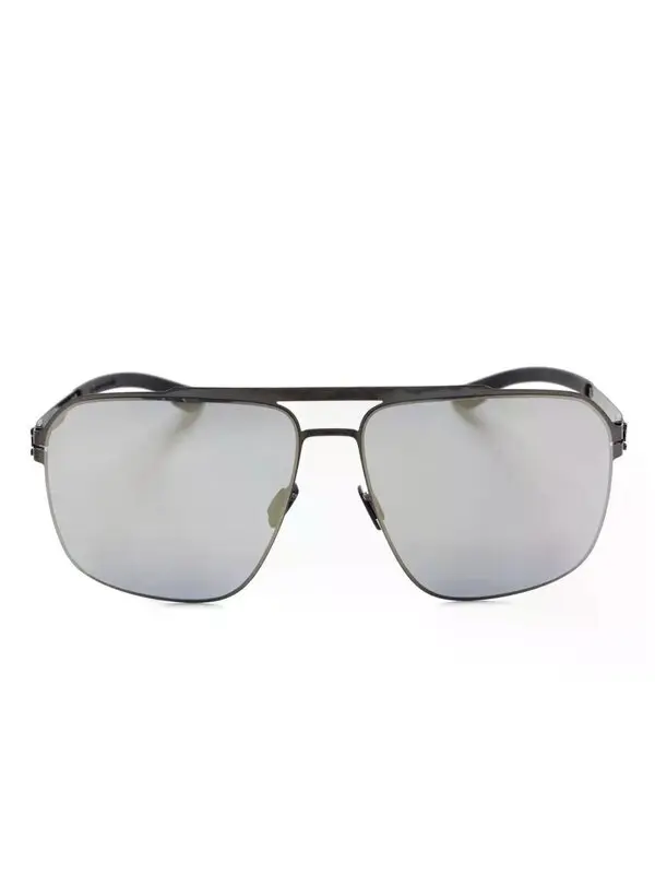 IC! BERLIN X Mercedes Benz Mb 14 Sunglasses - Black