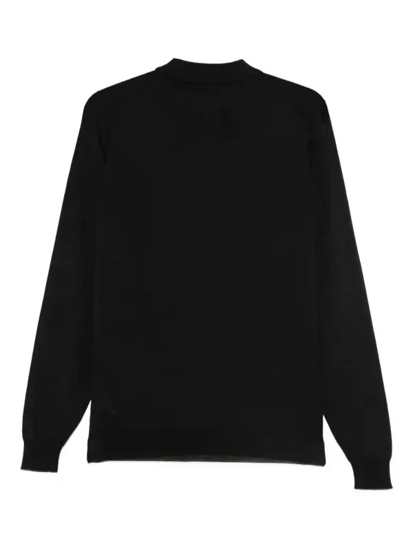 John Smedley Long-sleeved Polo Shirt