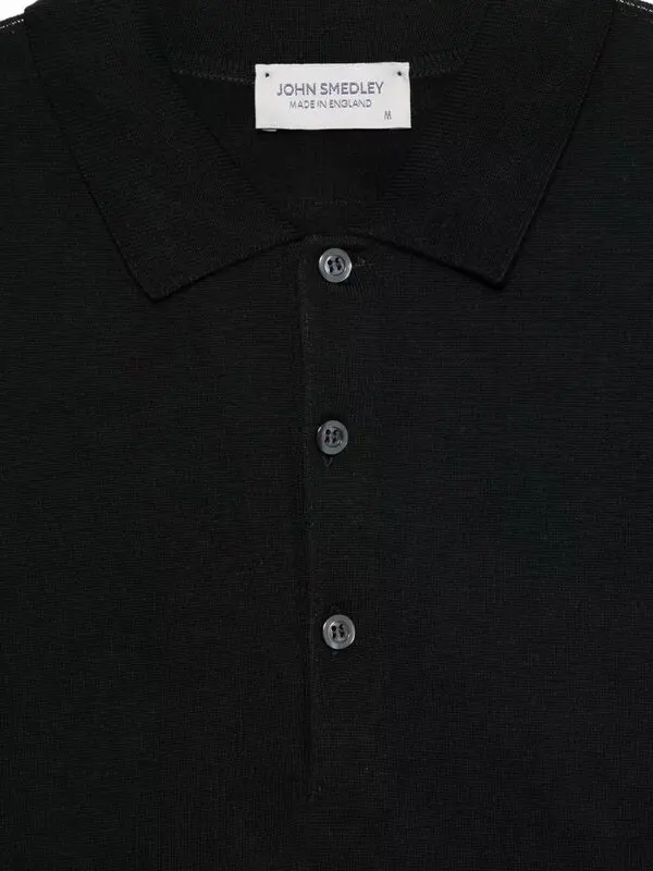 John Smedley Long-sleeved Polo Shirt