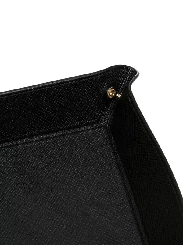Smythson Logo-stamp Leather Tray