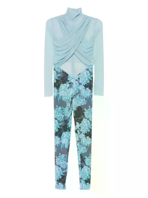 MAZZEI Floral-print Jumpsuit - Blue