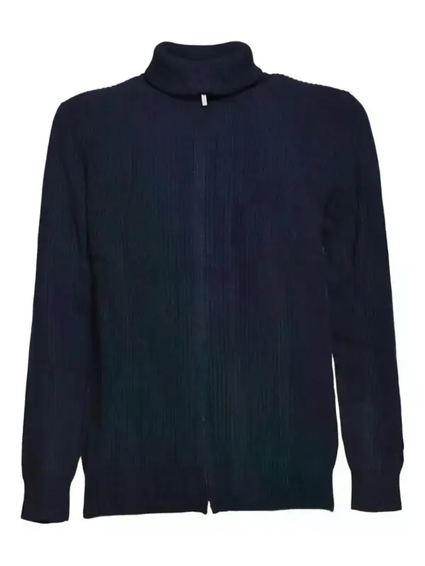 MC2 SAINT BARTH Zip Ribbed Cardigan