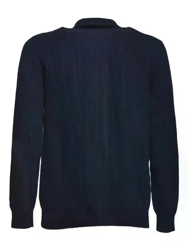 MC2 SAINT BARTH Zip Ribbed Cardigan
