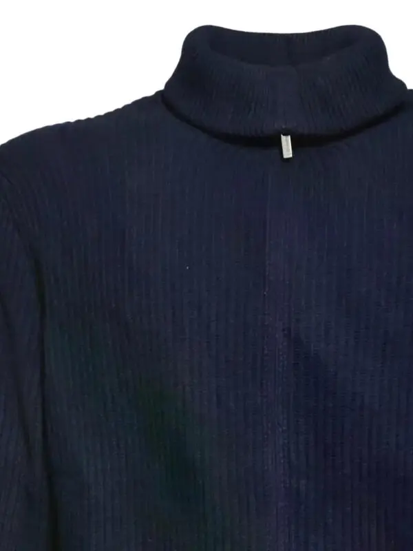 MC2 SAINT BARTH Zip Ribbed Cardigan