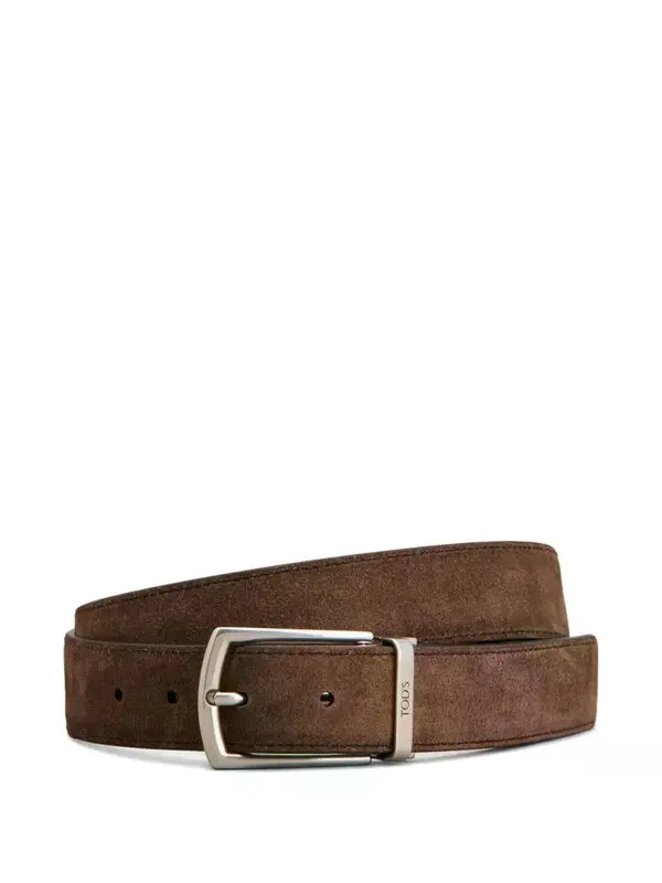 TOD'S Leather Reversible Belt - Brown