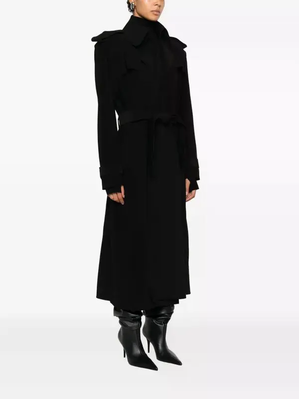 Norma Kamali Belted Coat