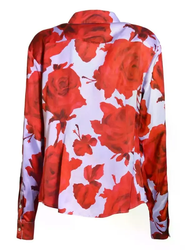 MSGM Floral-print Shirt