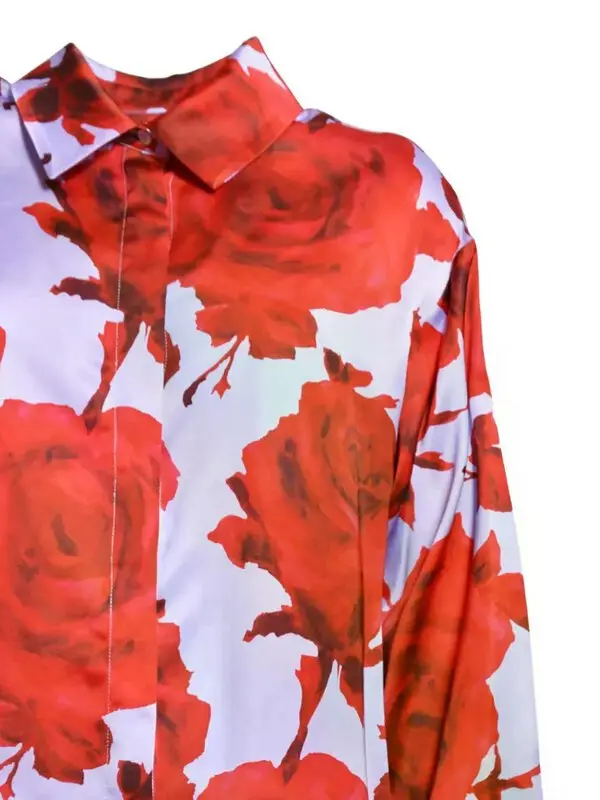 MSGM Floral-print Shirt