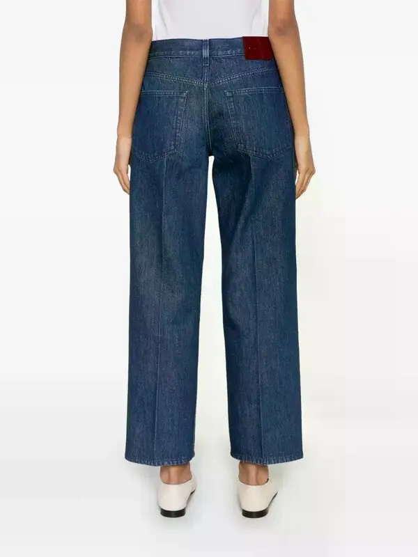 Gucci Pressed-crease Jeans