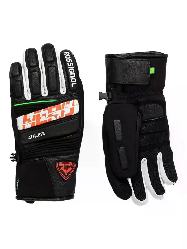 Rossignol Logo-patch Ski Gloves - Black
