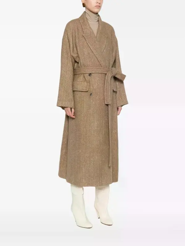 UMA WANG Double-breasted Belted Coat