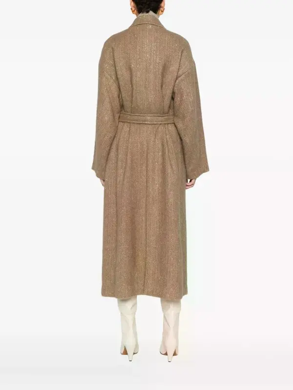 UMA WANG Double-breasted Belted Coat