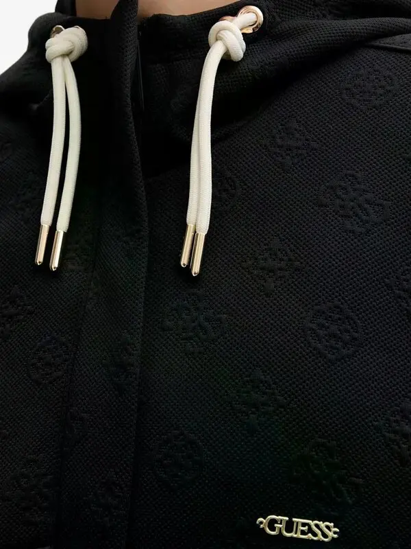 Guess Patterned Hooded Jacket