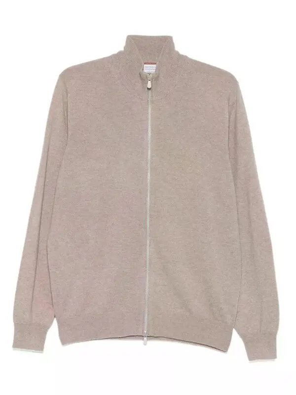 Brunello Cucinelli Cashmere Cardigan - Grey