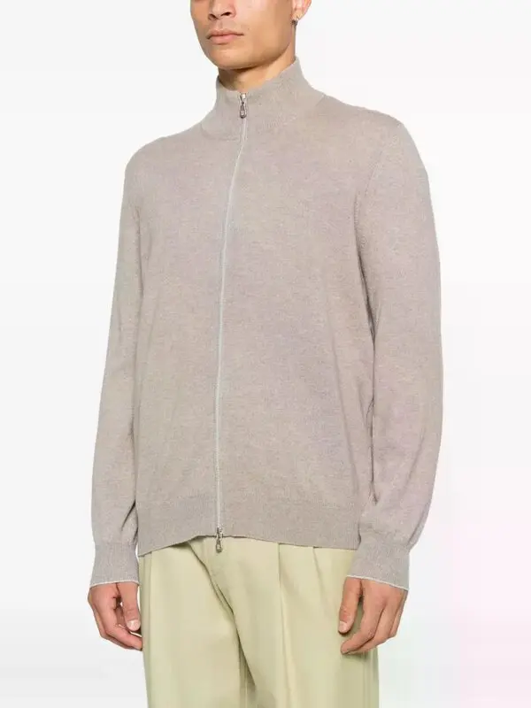 Brunello Cucinelli Cashmere Cardigan - Grey