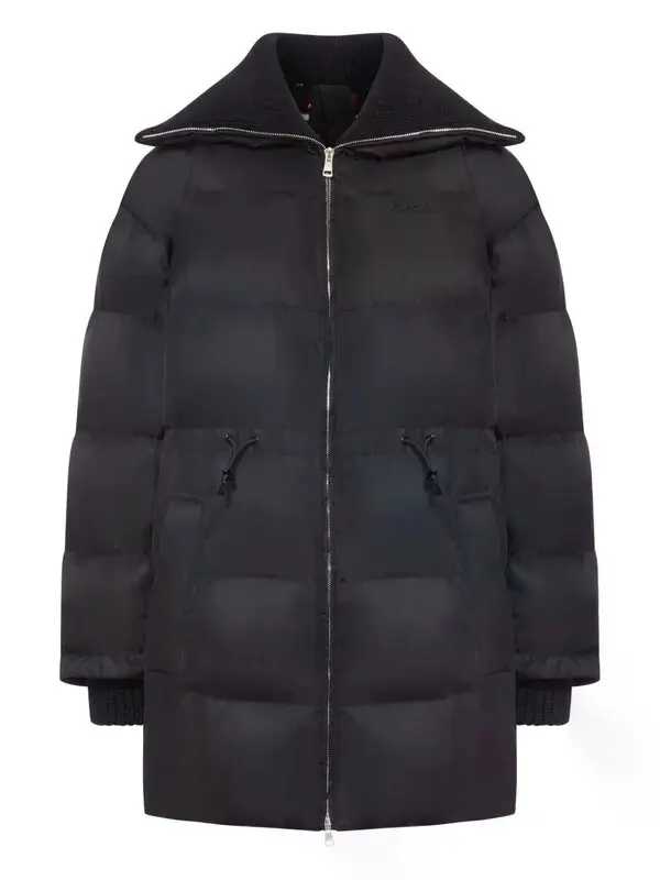Gucci Quilted Coat With Ribbed-collar