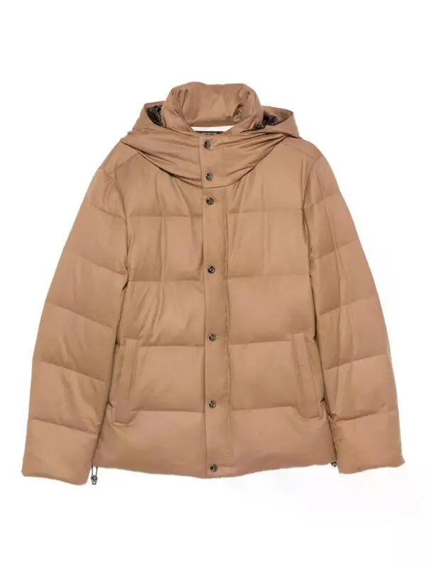 MONTECORE Virgin-wool Padded Jacket - Brown