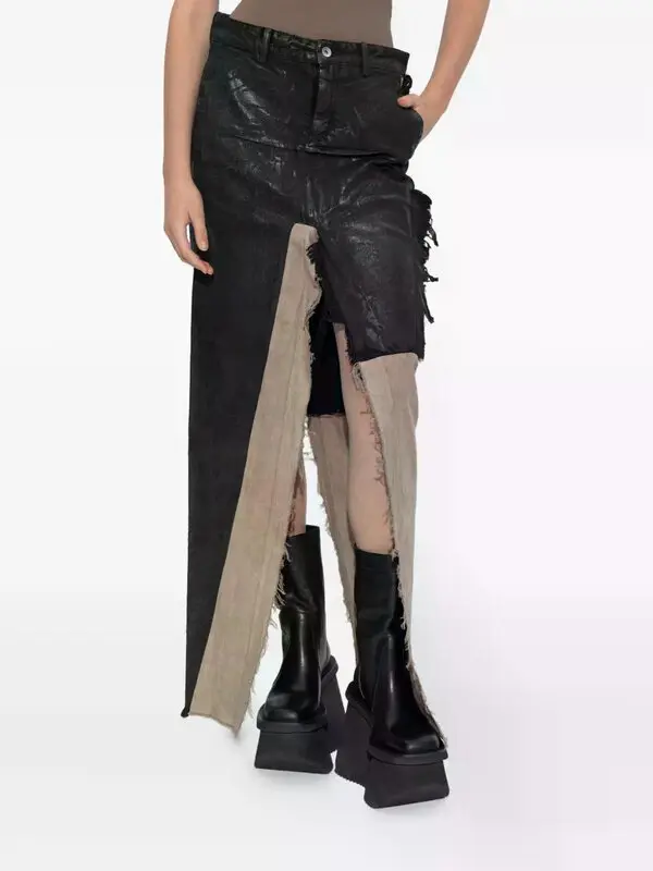 Rick Owens Concordians Panelled Maxi Skirt