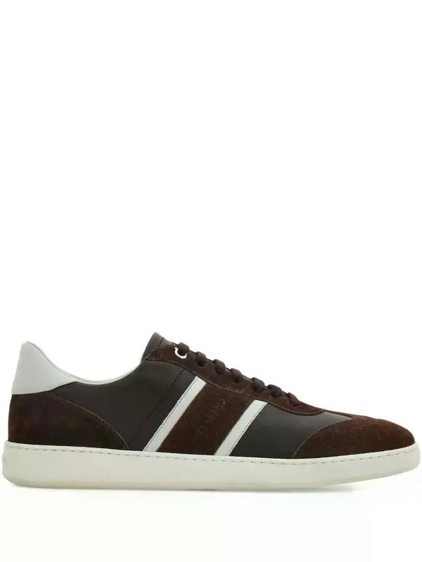 FERRAGAMO Panelled Sneakers - Brown
