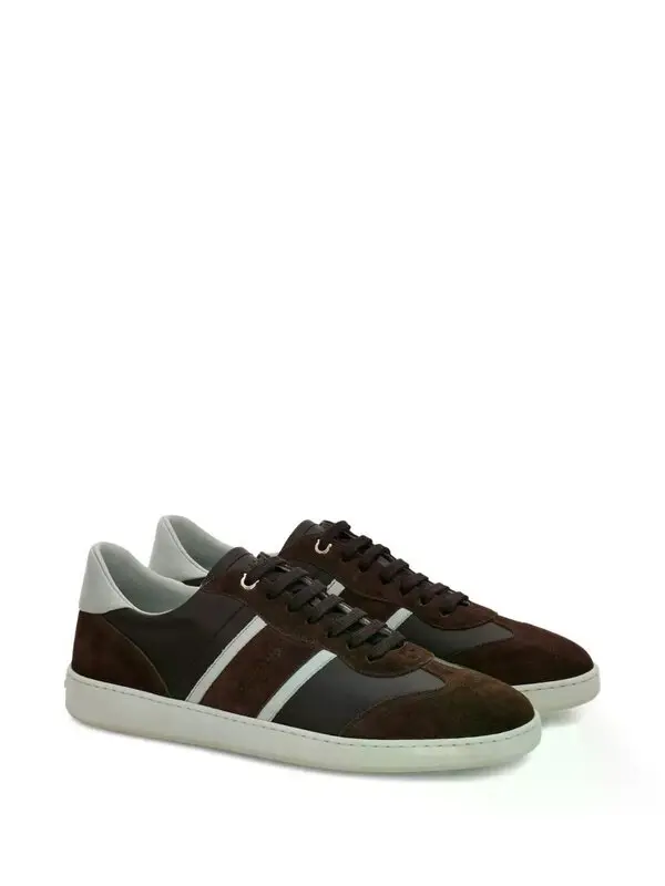 FERRAGAMO Panelled Sneakers - Brown