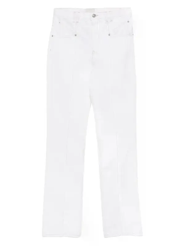 Isabel Marant Cotton Straight Leg Jeans